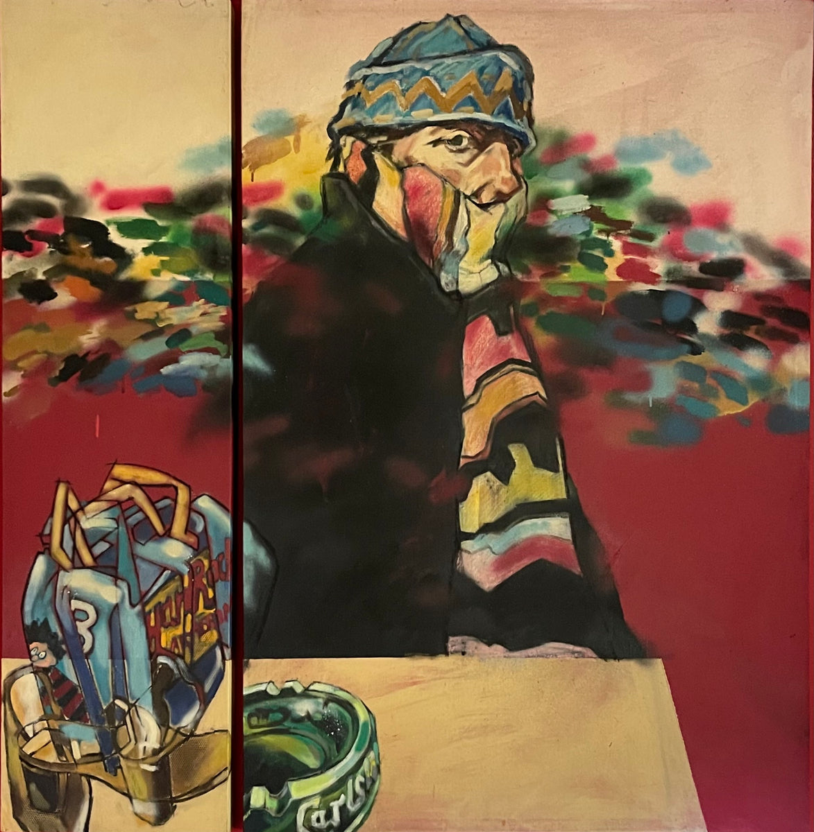 Self Portrait with Tools of the Trade – Studio Cennen